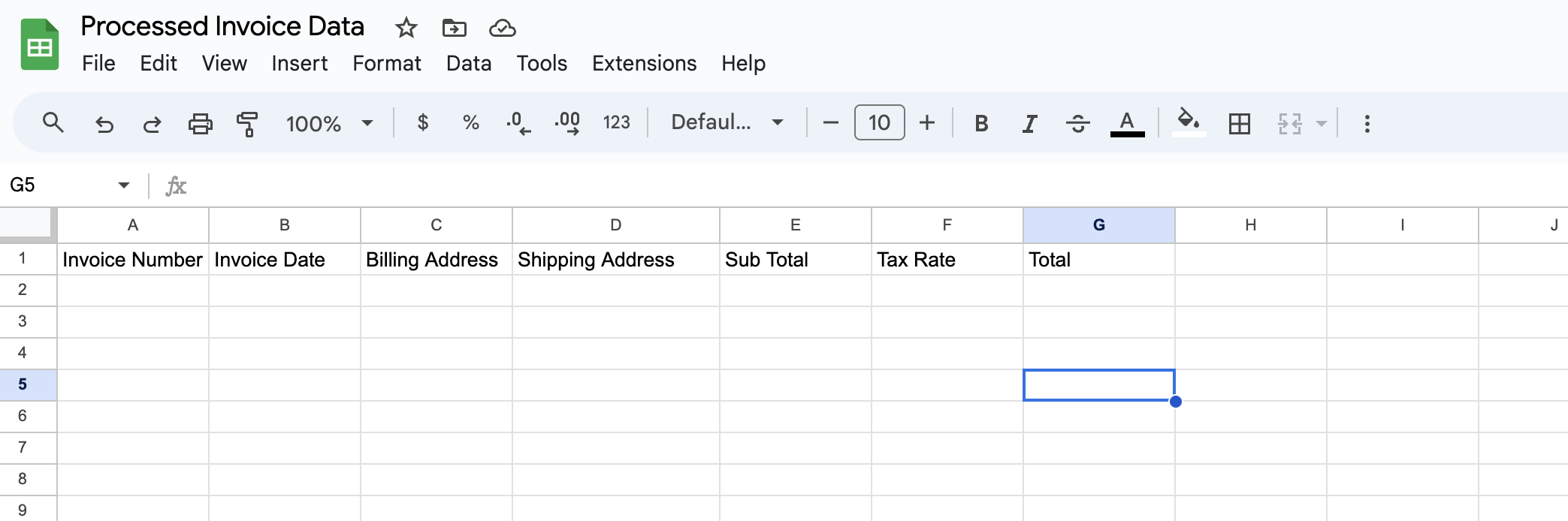 How to Convert PDF to Google Sheets
