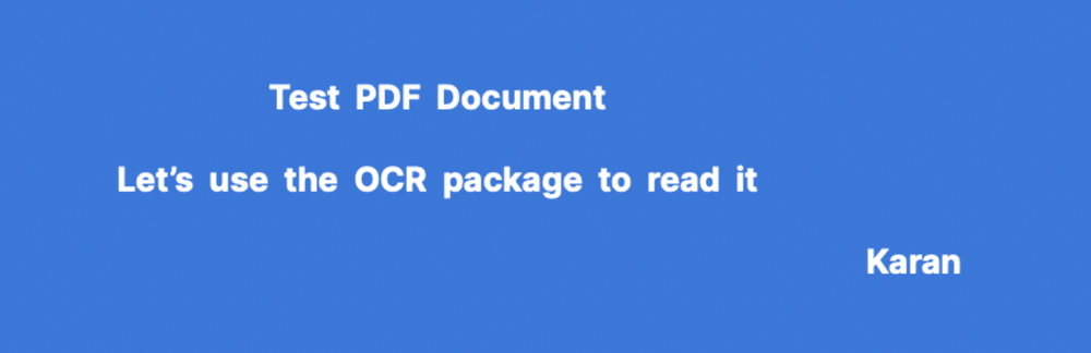 PDF OCR with Python: A Quick Code Tutorial