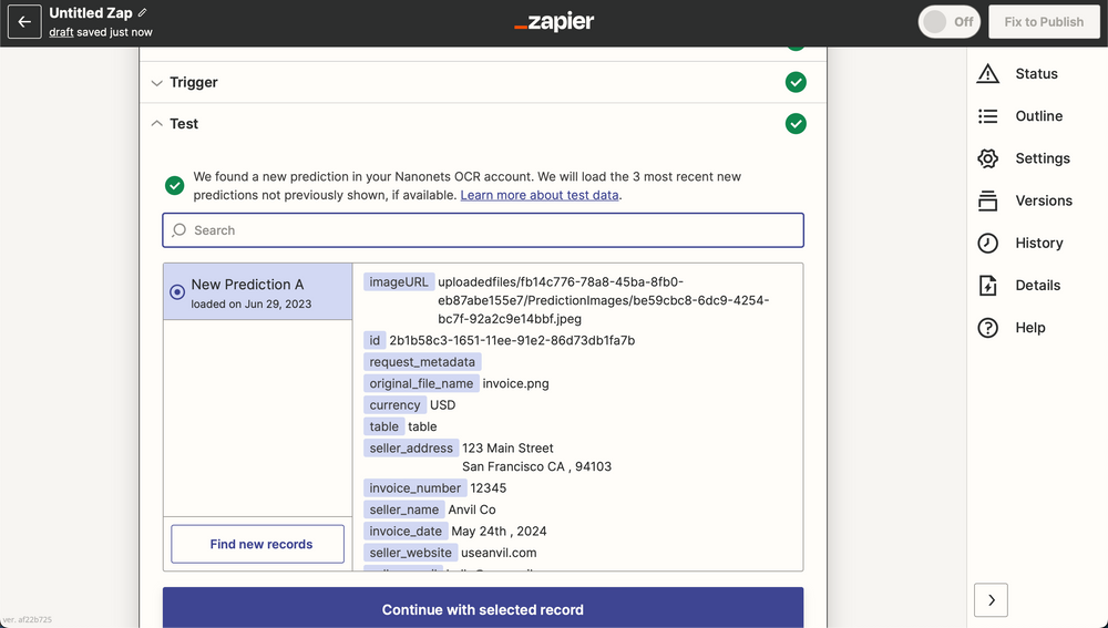 How to automate PDF data extraction and OCR using Zapier