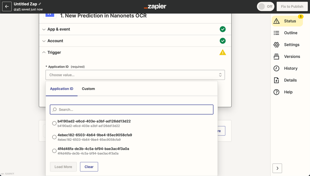 PDF Data Extraction and OCR in Zapier