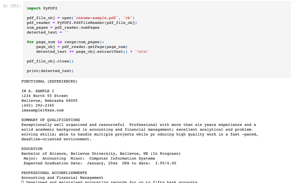 How to parse PDFs using ChatGPT and OpenAI API?
