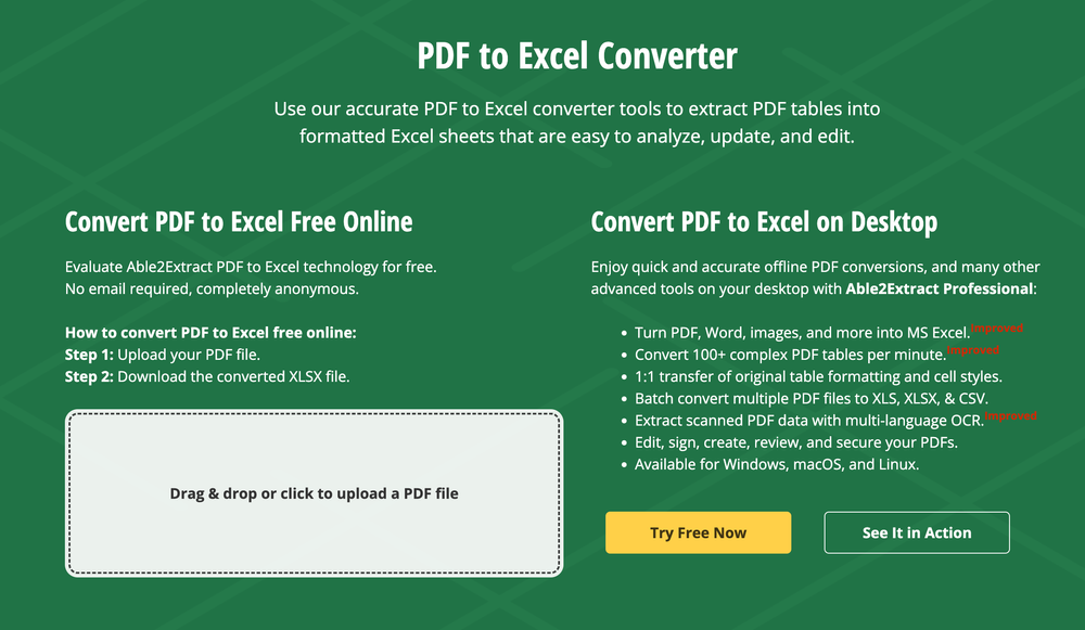 10 Best PDF to Excel Converters in 2024