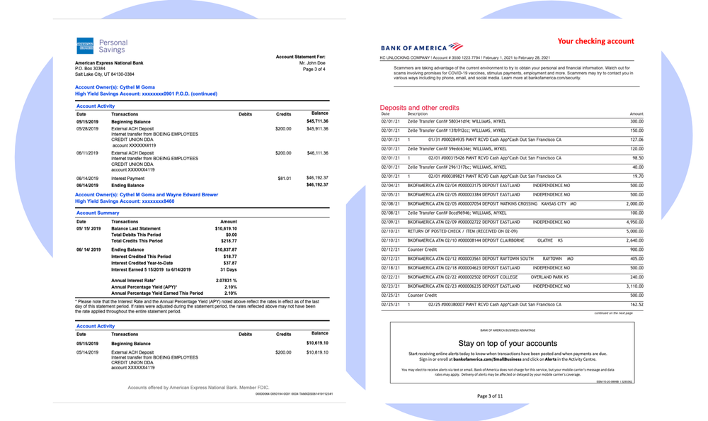 OCR for data extraction from bank statements | Nanonets Blog