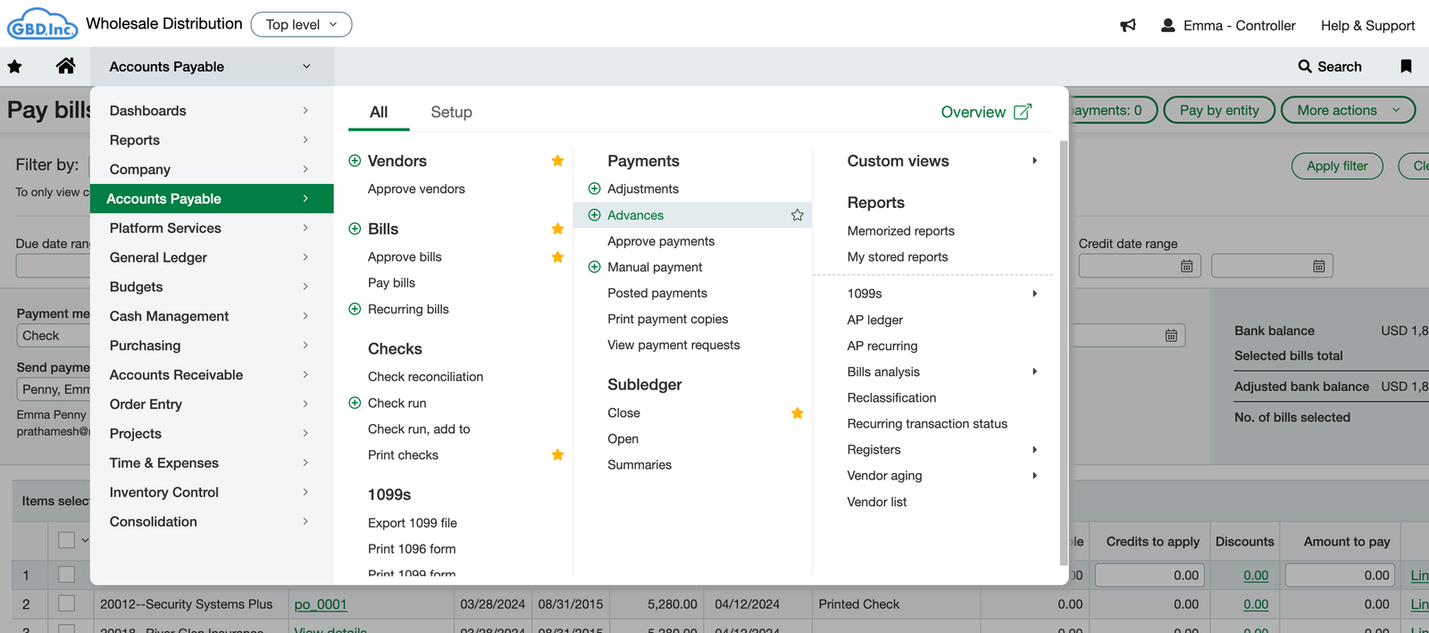 Managing Invoices on Sage Intacct