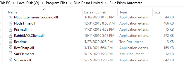 Invoice processing using Blue Prism RPA